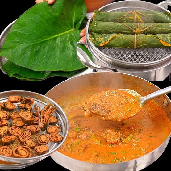Arkanchan/Arbi Patte ki Sabji - grameenchator.com